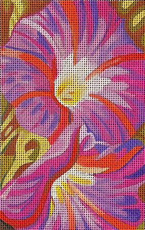 Morning Glories (M-2176) - Needlepoint Joint