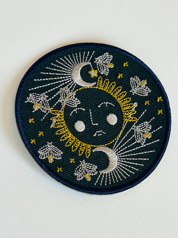 Moonglow Embroidery Sticker Patch - Needlepoint Joint