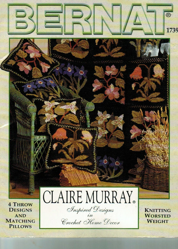 Claire Murray: Inspired Designs in Crochet Home Decor (Bernat 1739 ...