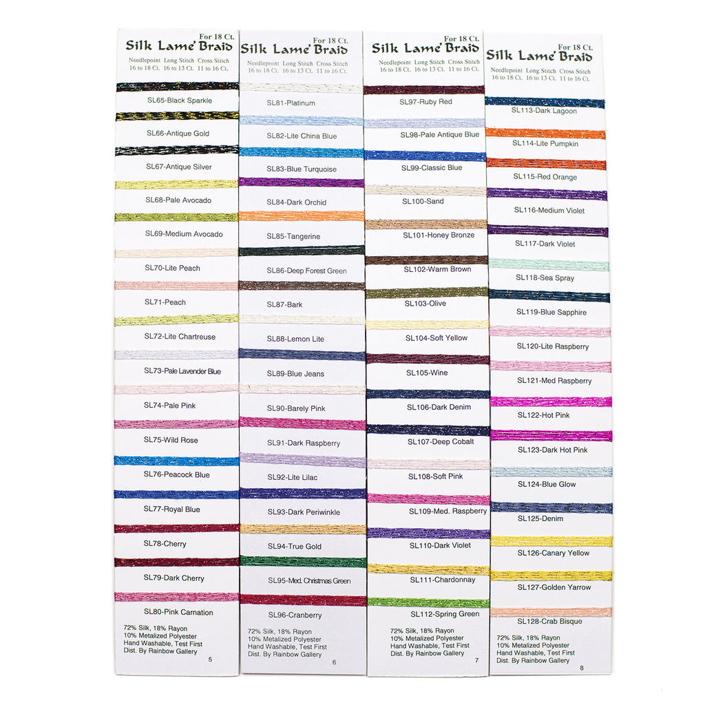 Silk Lame Braid Petite - Needlepoint Joint