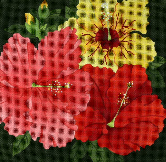 Giant Hibiscus (ED-927) - Needlepoint Joint
