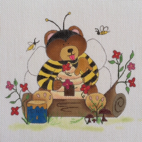 Jane Teddy Bear - Needlepoint Joint