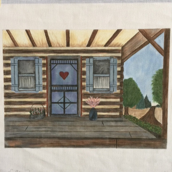 Log Cabin Door (D11) - Needlepoint Joint