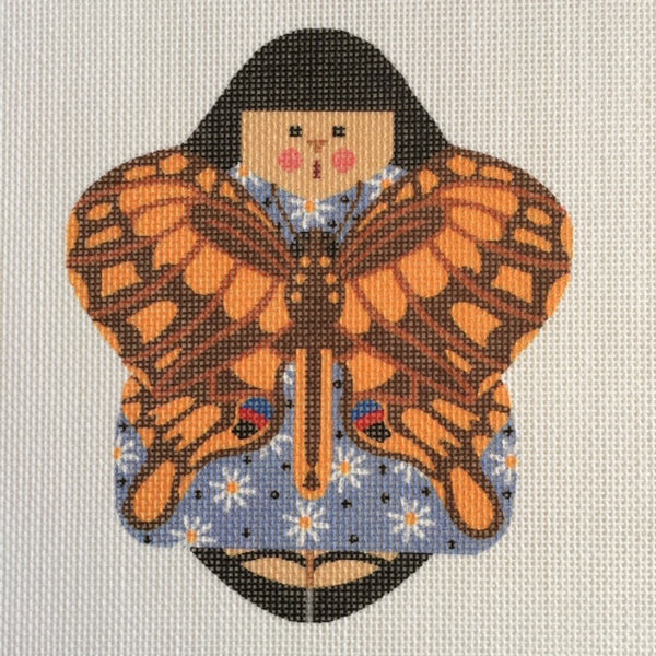 Swallowtail Angel Ornament - Needlepoint Joint