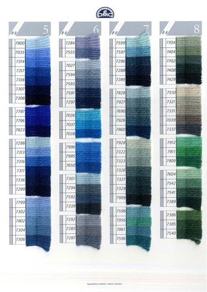 DMC Tapestry Wool (Color # 7762 - 7999) - Needlepoint Joint